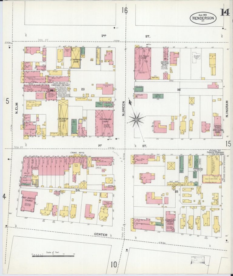 1901 Sanborn Map – Historic Henderson