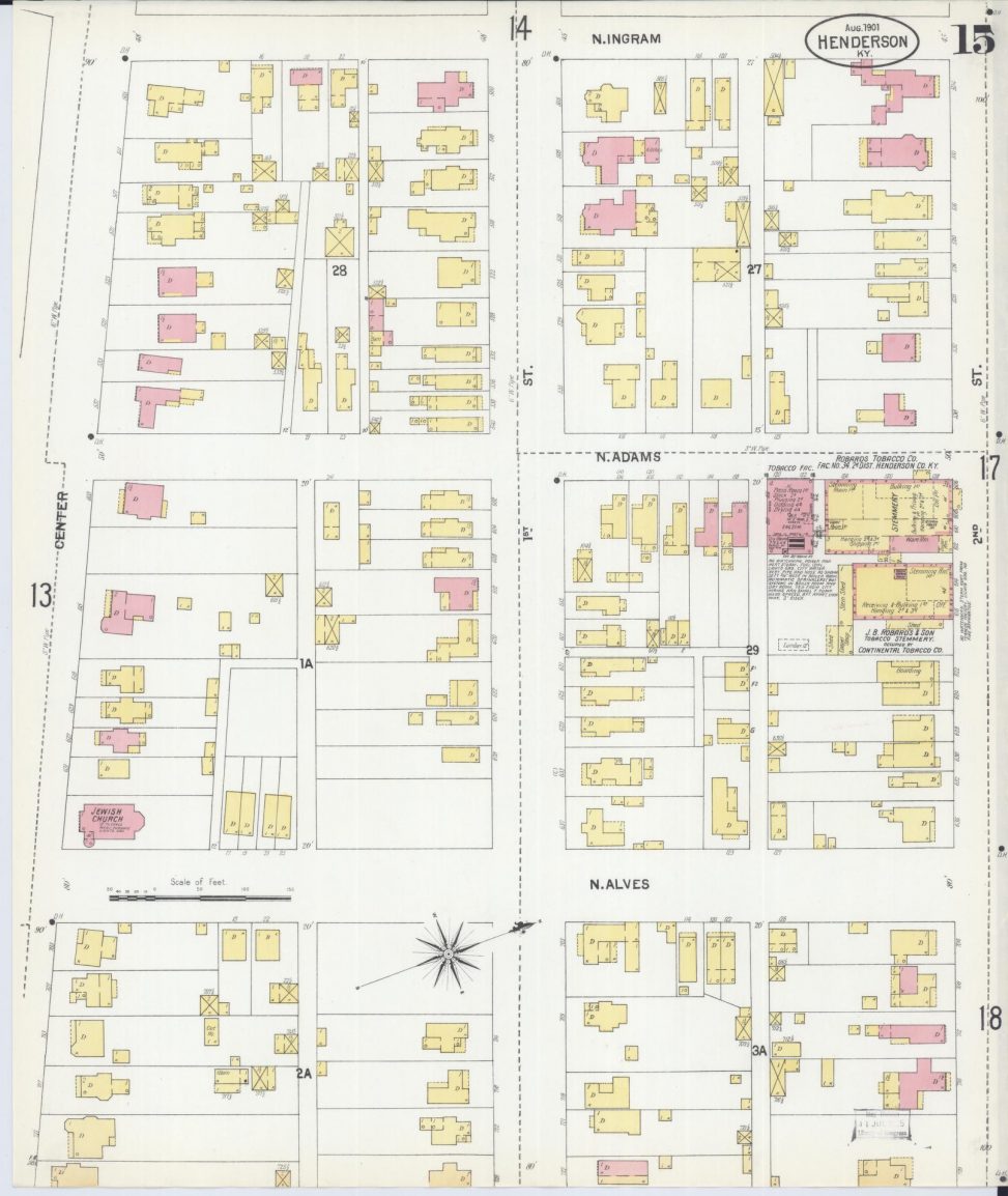 1901 Sanborn Map – Historic Henderson