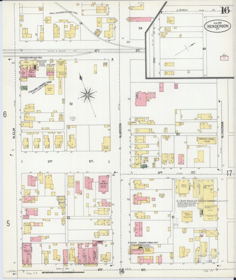 1901 Sanborn Map – Historic Henderson