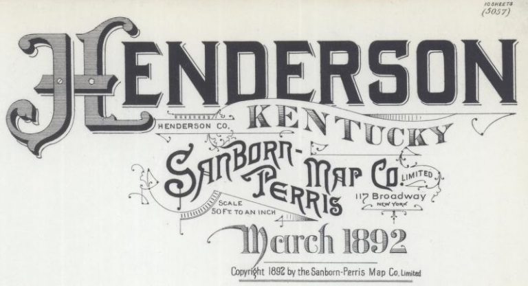 Sanburn Map – Historic Henderson